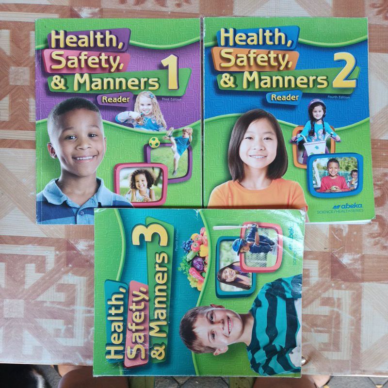 Jual PAKET 3 BUKU ORIGINAL HEALTH SAFETY AND MANNERS 1 2 3 READER ...