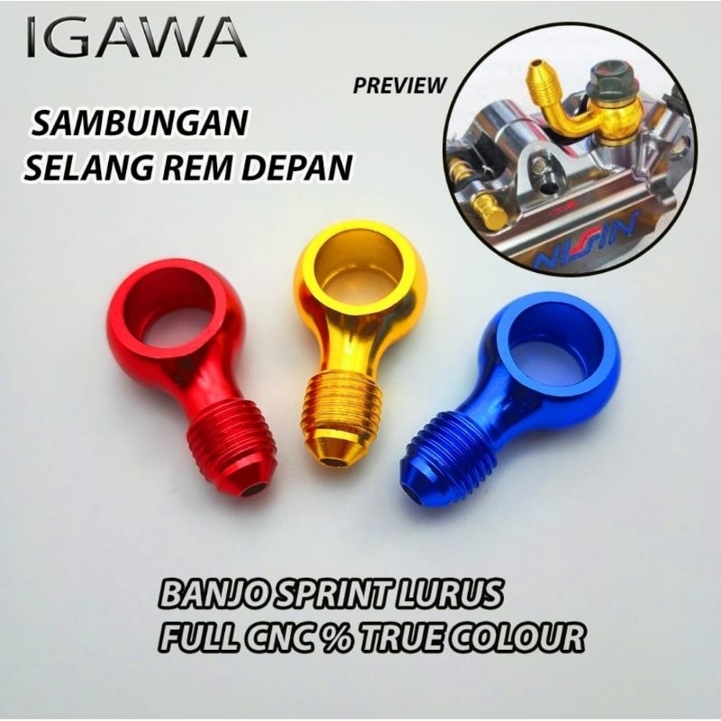 Jual BANJO SELANG REM ADAPTOR SELANG REM UNIVERSAL BAHAN FULL CNC ...