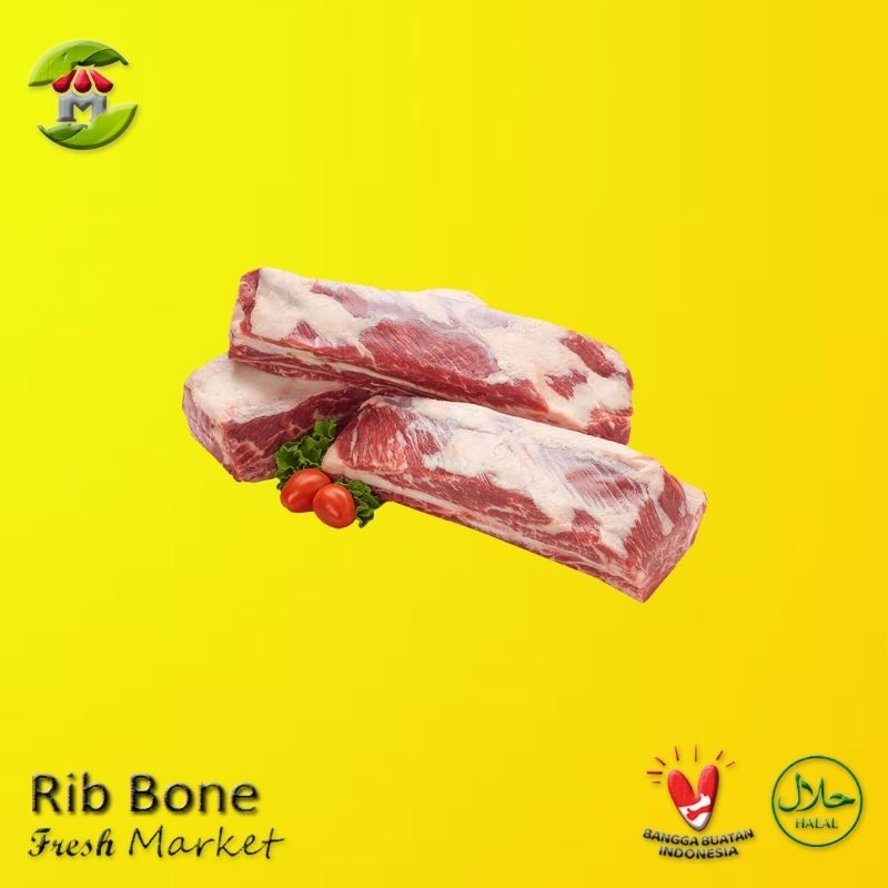 Jual [JAKBAR] Rib Bone Tulang Iga Sapi Import AUS Pack 450gr - 500gr ...