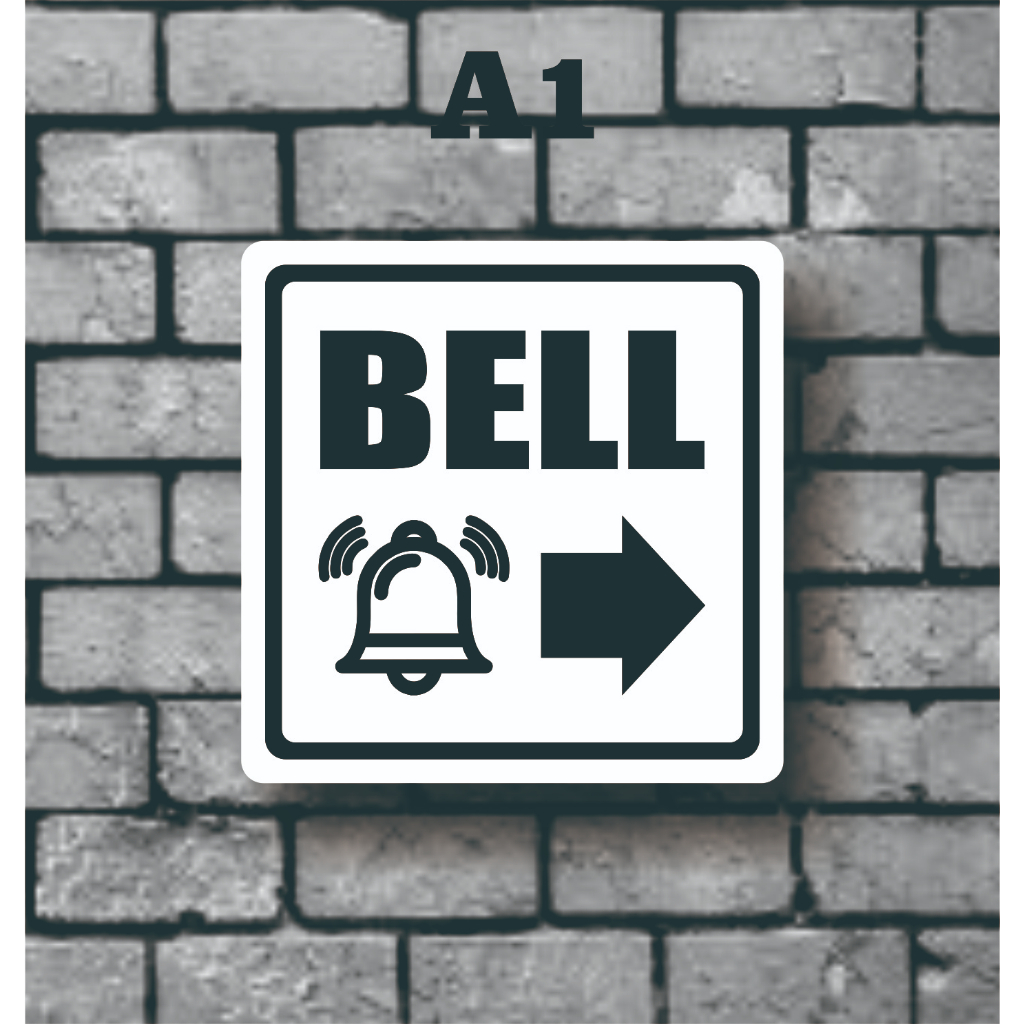 Jual PAPAN ACRYLIC TULISAN BEL / PAPAN AKRILIK BEL / TANDA BEL / BEL ...