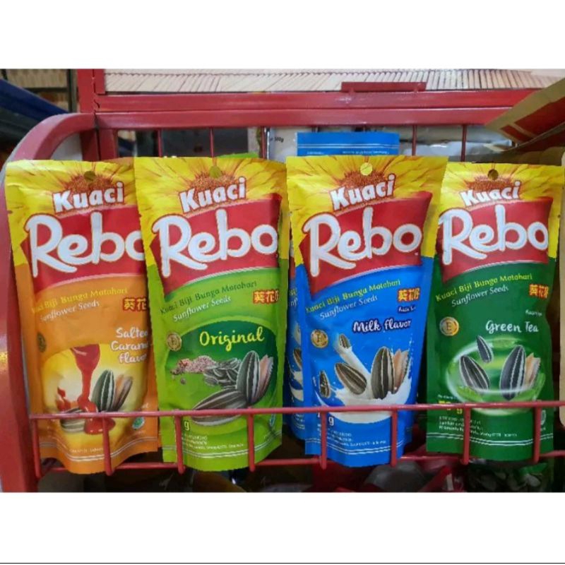 Jual Kuaci Rebo 70gr All Varian Milk Green Tea Original Caremel