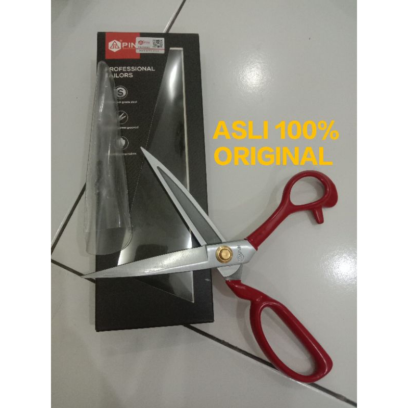 Jual gunting pin 1114 ASLI ORI 8,9,10,11,12 inch gunting kain jahit ...