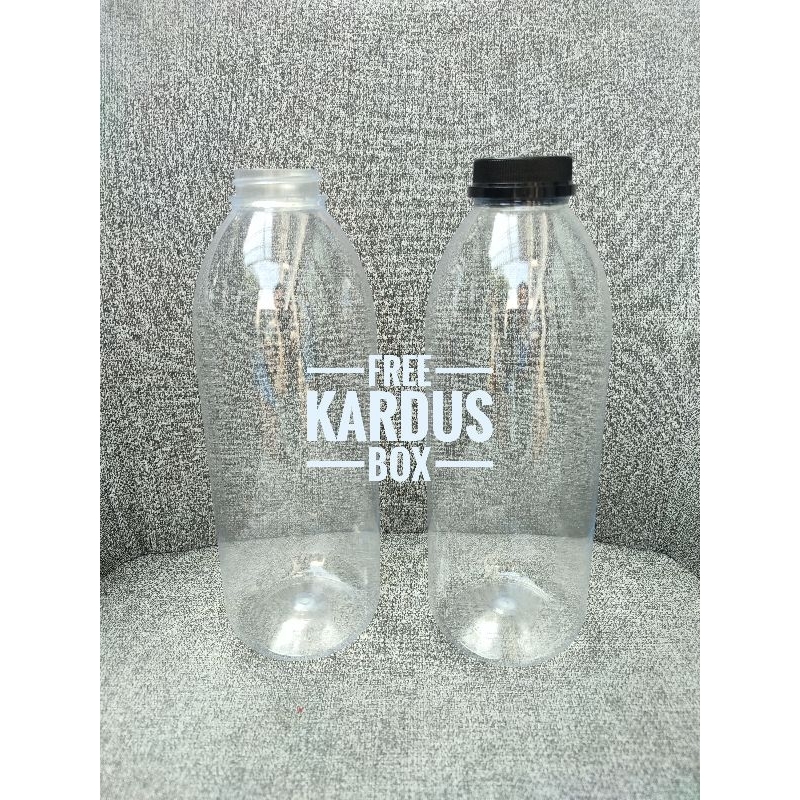 Jual PROMO Botol Kale 1 Liter FREE KARDUS / Botol Plastik 1000ml ...