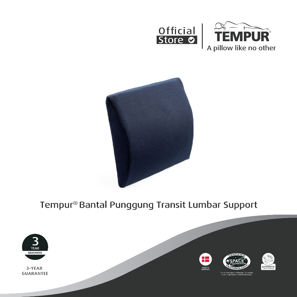 Jual Tempur Transit Lumbar Support Blue | Shopee Indonesia