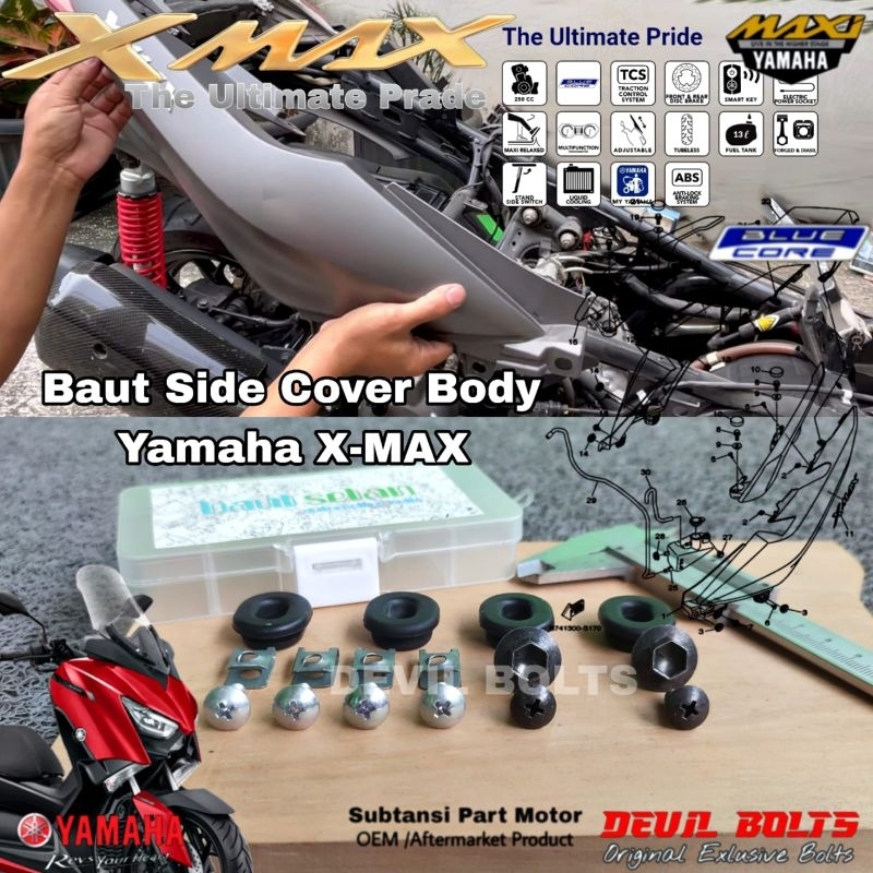 Jual Baut Cover Body Belakang Yamaha Xmax | Shopee Indonesia Jual Baut Cover Body Belakang Yamaha Xmax | Shopee Indonesia