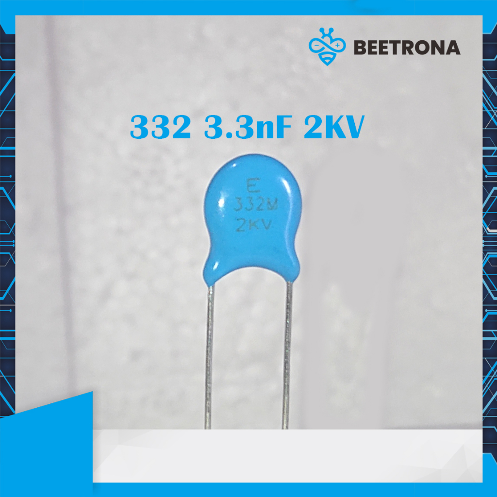 Jual Kapasitor Keramik 332 3300pF 3.3nF 0.0033uF 2KV High Voltage ...