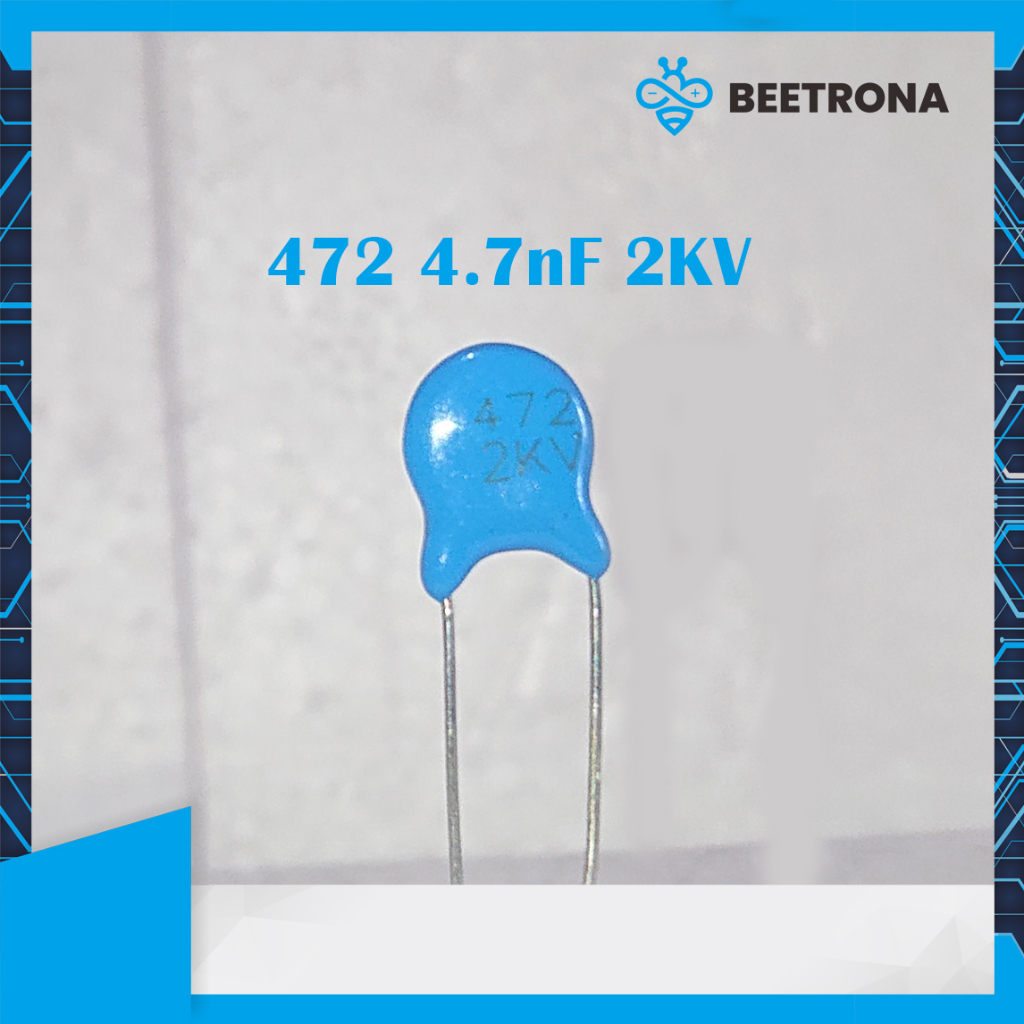Jual Kapasitor Keramik 472 4700pF 4.7nF 0.0047uF 2KV High Voltage ...
