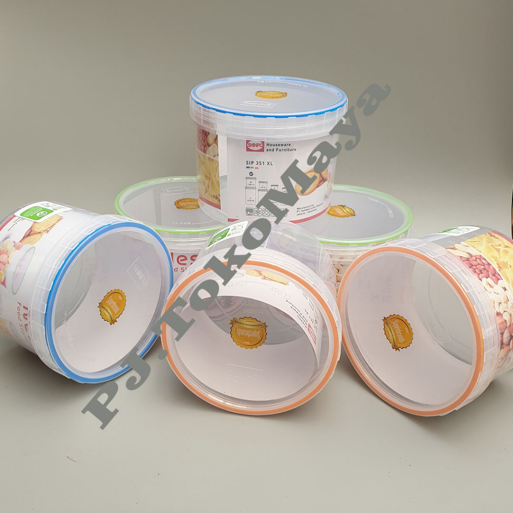 Jual Toples Shinpo SIP-351 Size S M L XL Food Storage / Plastik Toples ...