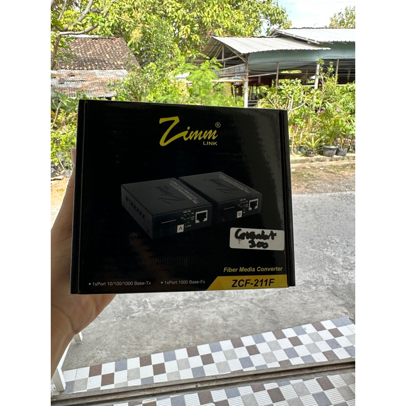 Jual Zim-LINK Media Converter Gigabit 1Port FO 1Lan ZCF-211F | Shopee Indonesia