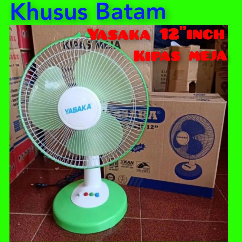 Jual kipas meja 12"inch /kipas listrik desk fan/kipas angin listrik ...