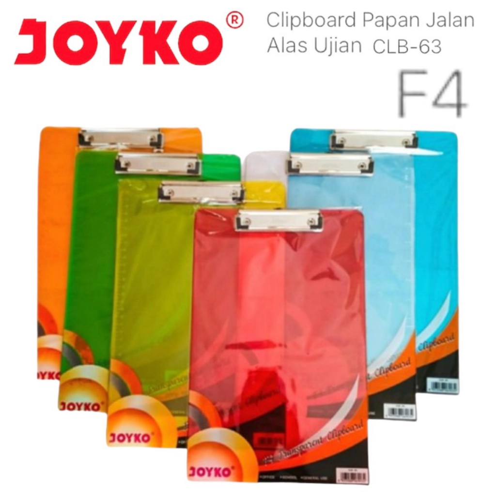 Jual Joyko Clipboard Clear CLB-63 | Papan Jalan | Shopee Indonesia