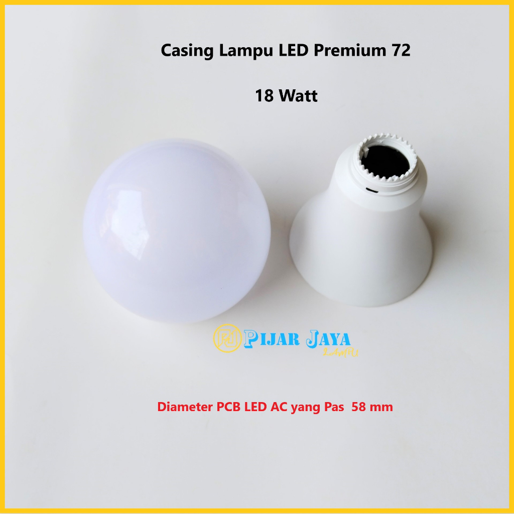 Jual Casing Lampu LED Premium 5 7 9 12 15 18 20 25 30 40 Watt Kesing ...