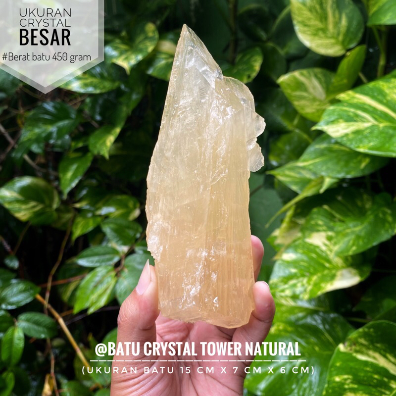 Jual Batu Crystal Tower Natural L42 atau Batu Kristal Alam atau Batuan ...
