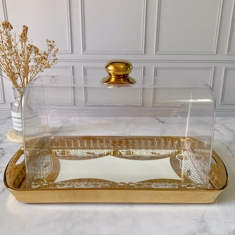 Jual Homeline - Tempat Roti Persegi - Tempat Kue Keramik | Shopee Indonesia