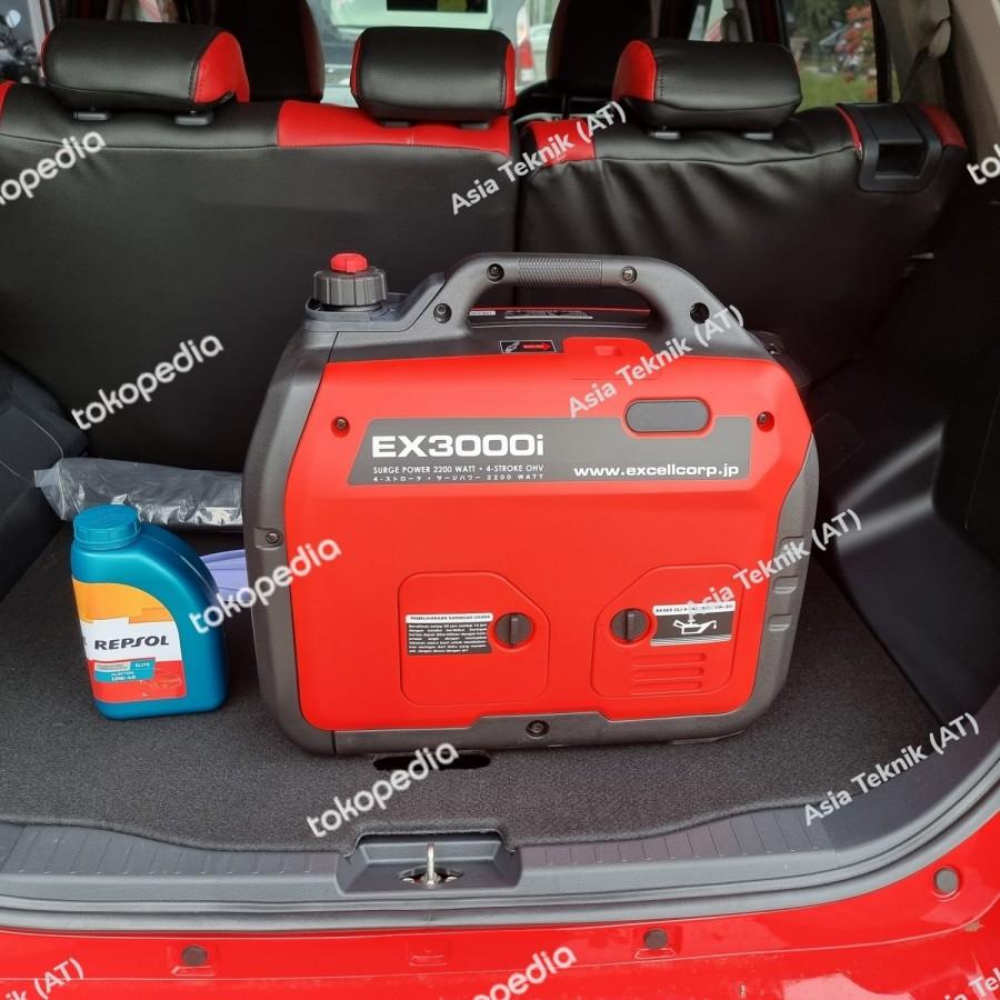 Jual genset super silent 2000 watt maks 2200 watt inverter generator ...