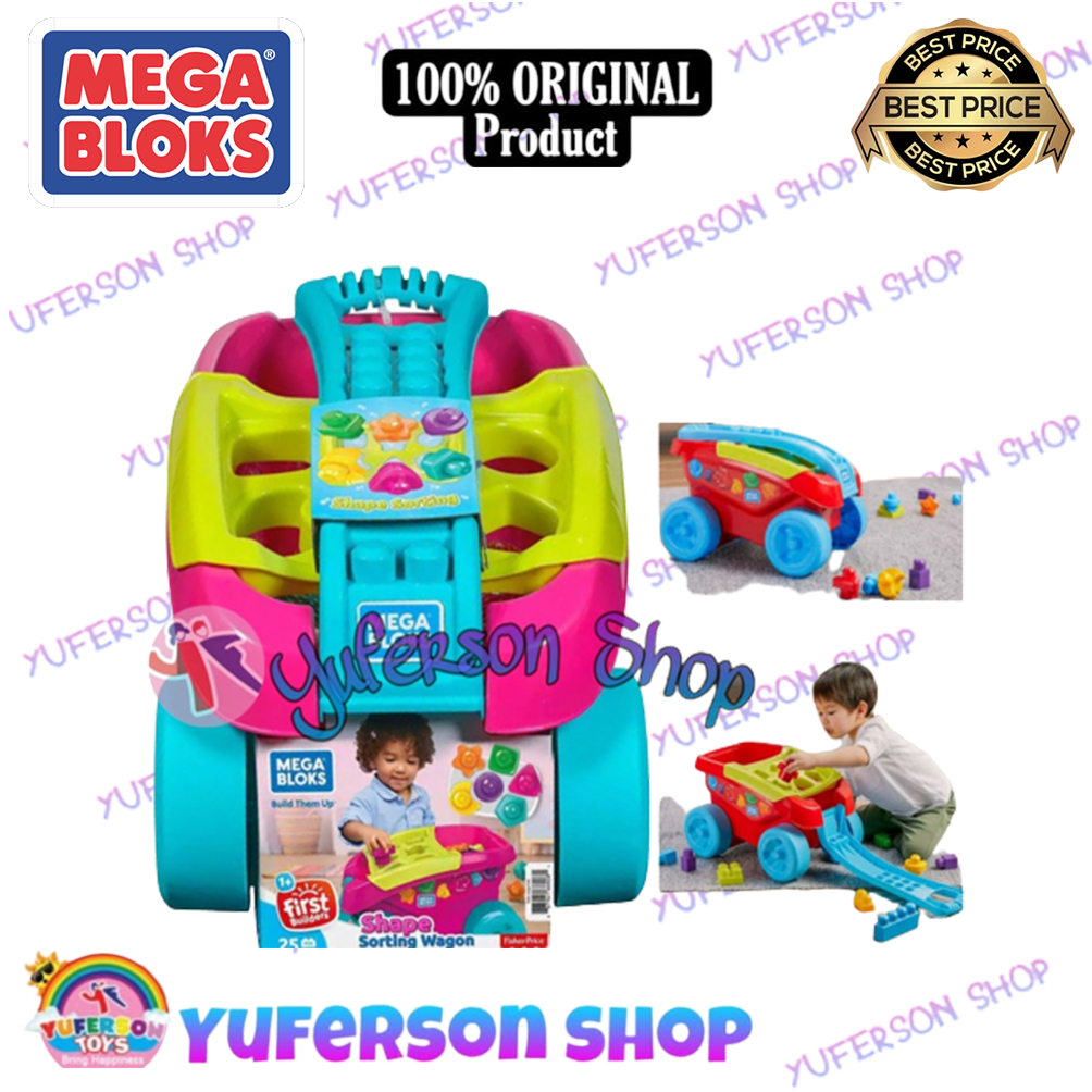 Jual Mega Bloks Shape Sorting Wagon | Shopee Indonesia