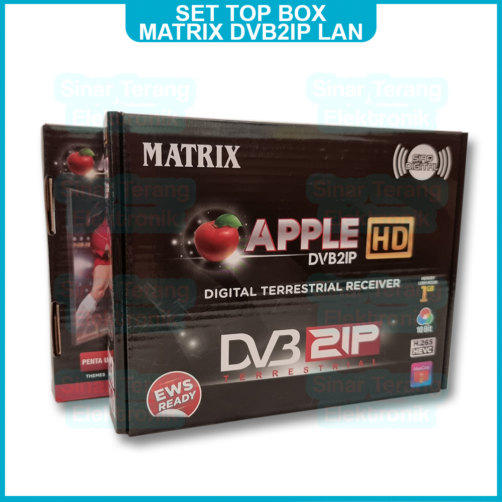 Jual Set Top Box Matrix DVB2IP LAN ETHERNET 1GB | Shopee Indonesia