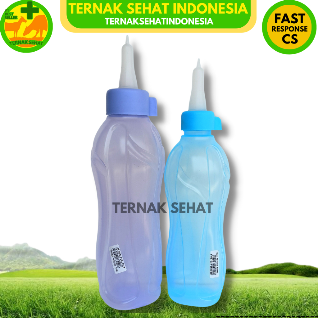 Jual BOTOL DOT KAMBING SILIKON PUTIH 750 ML DAN 1 LITER - BOTOL KAMBING ...