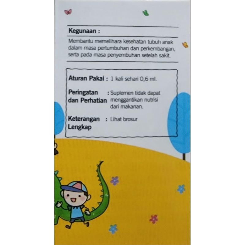 Jual KIDYVIT SYRUP 60 ML / KIDYVIT Jr. DROP 10 ML - multivitamin anak ...