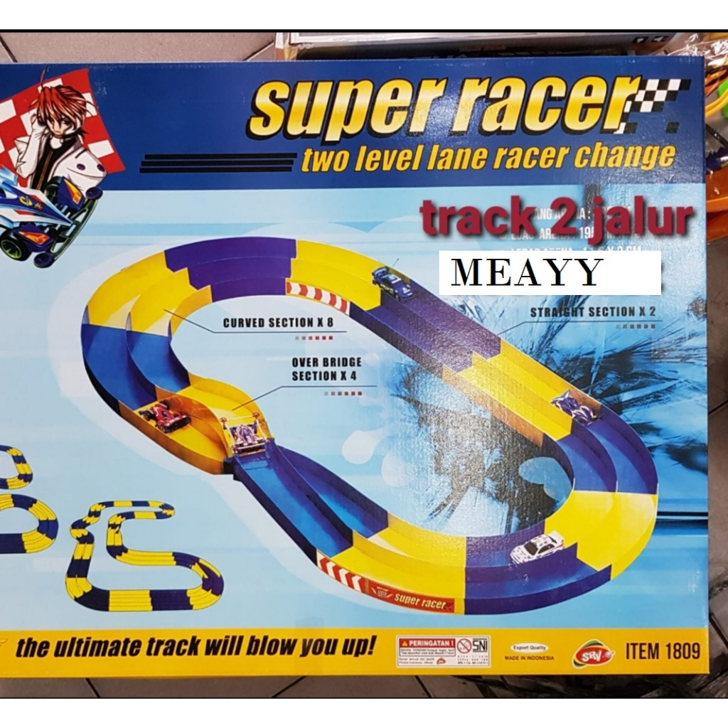 Jual MAINAN TRACK 2 JALUR TAMIYA MAINAN ANAK LAKI LAKI MAINAN SUPER ...