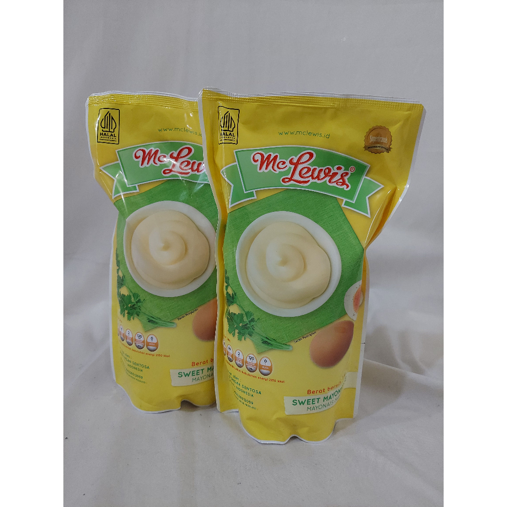 Jual Mayonais / Mayonaes / Mayones Mc Lewis Rasa Manis Kemasan 1kg ...