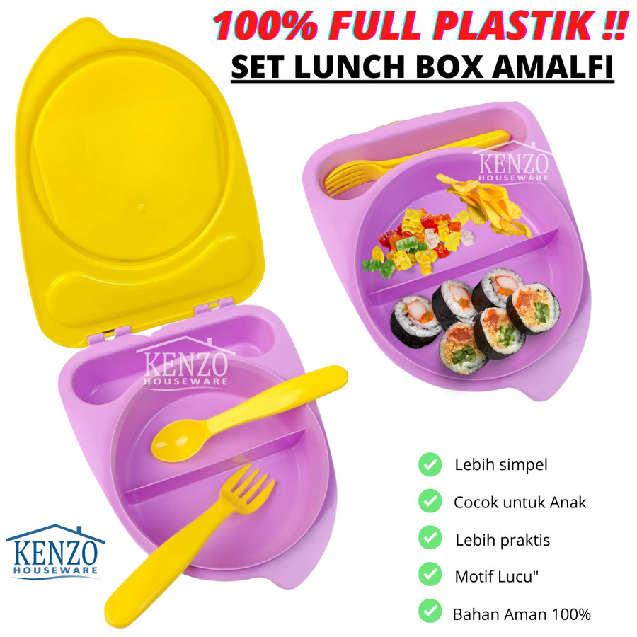 Jual Tempat Bekal Anak Karakter Lunch Box 2 Sekat Kotak Makan Anak Plastik Karakter Murah Biggy ...