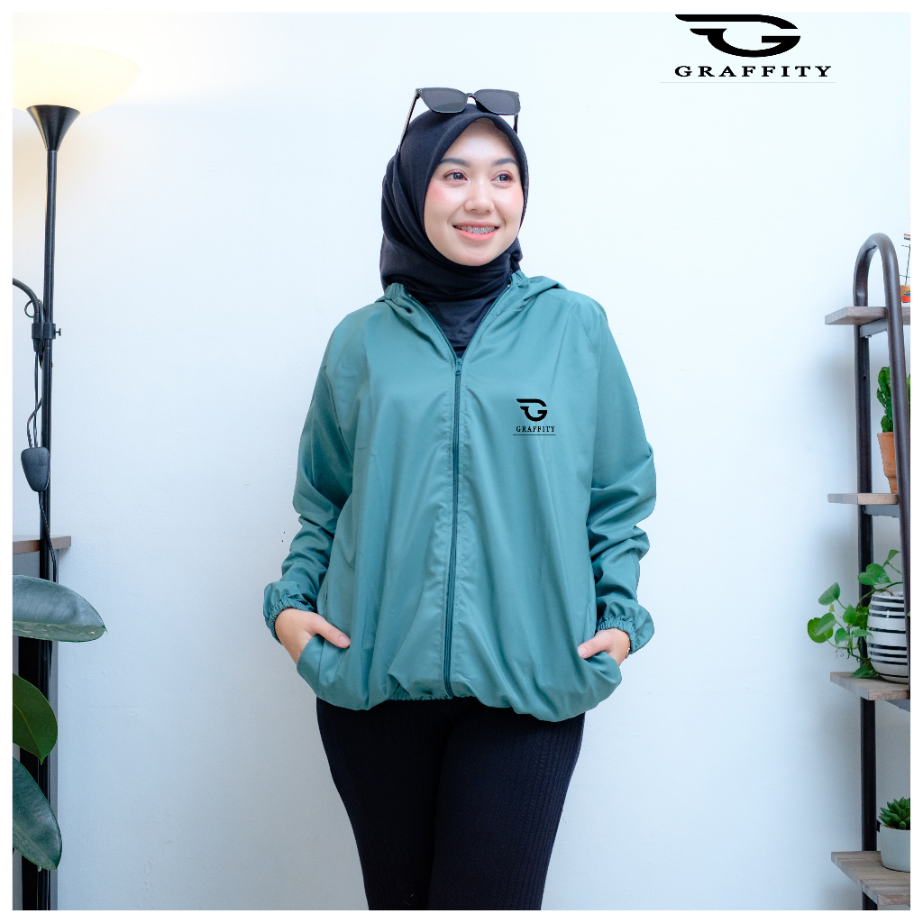 Jual Jaket Mantel Anti UV Jaket Jogging Parasut Waterproof Sun cocok ...