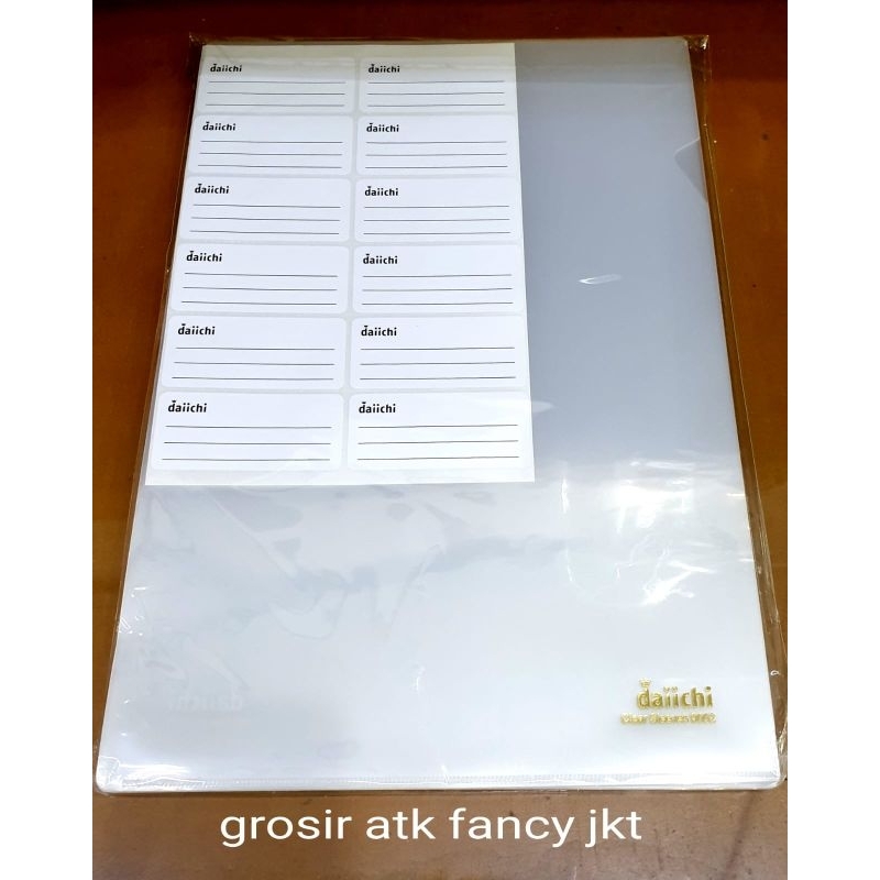 Jual ( 10 Lusin ) Map L Daichi Bening / Clear Sleeves Transparan Folio Daiichi 9002 | Shopee ...