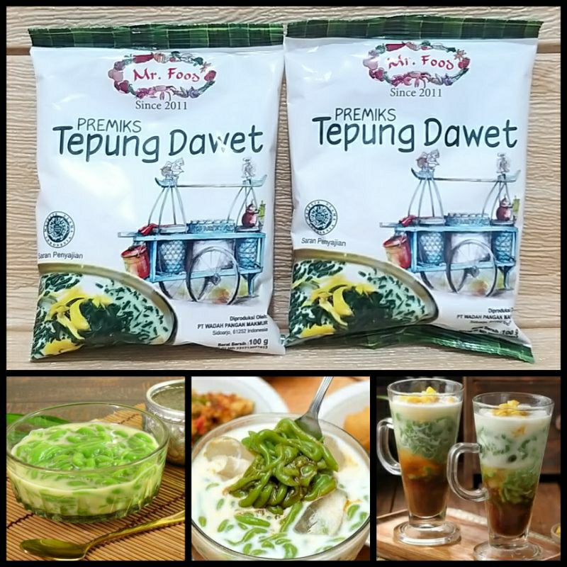 Jual Mr Food Tepung Dawet Instan 100gr / Tepung Cendol Instan / Premiks ...