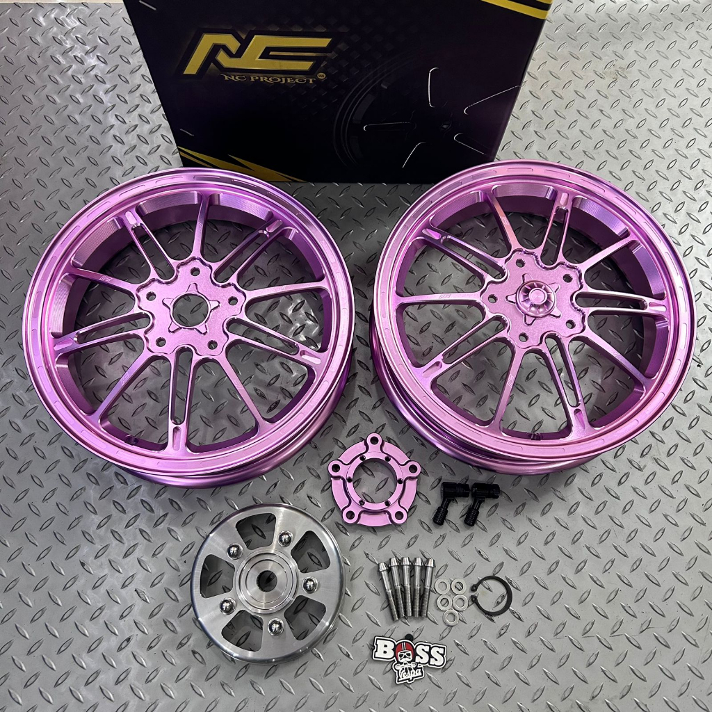 Jual Velg NC Project Drag Soft Pink Set Vespa Sprint Primavera GTS S LX ...