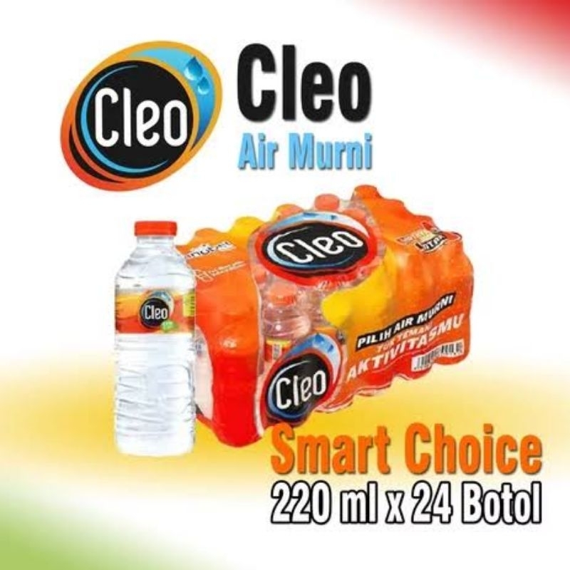 Jual air murni cleo 220ml | Shopee Indonesia