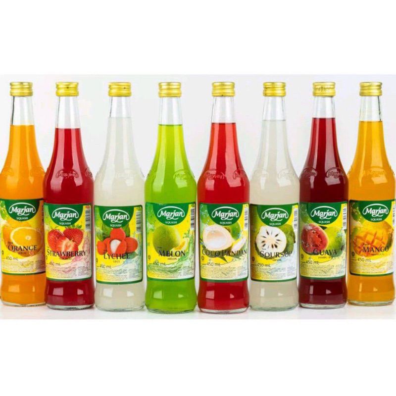 Jual Sirup Marjan SQUASH Mangga Sirsak Guava Leci Strawberry Orange ...