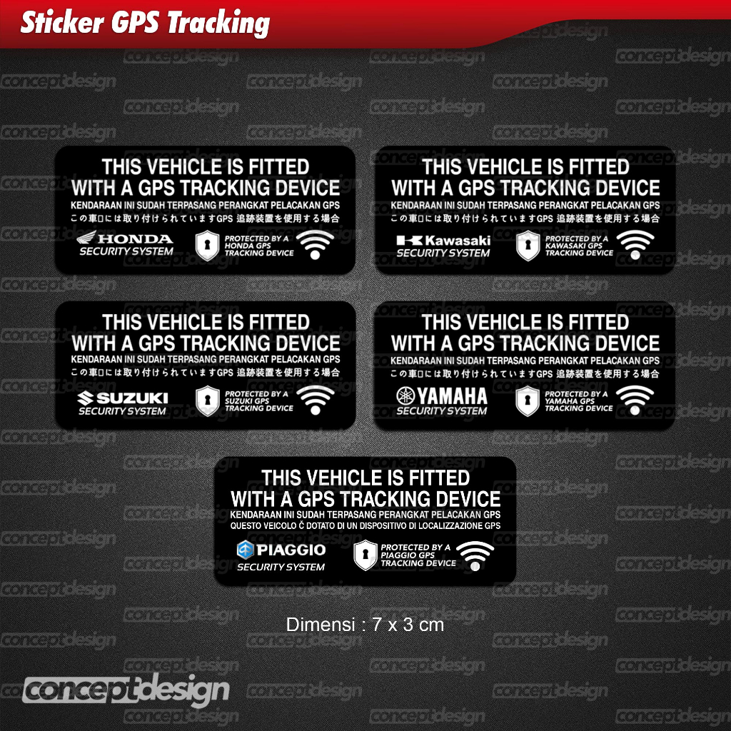 Jual Sticker Printing GPS Tracking | Shopee Indonesia