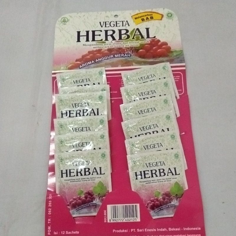 Jual vegeta herbal isi 1sachet @5gr | Shopee Indonesia