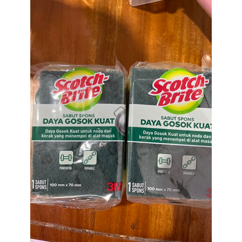 Jual 3M Sabut Spons Cuci Piring Scotch Brite | Shopee Indonesia