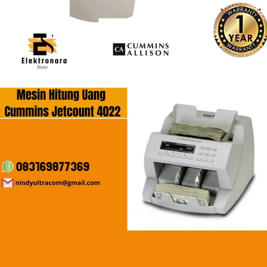 Jual Mesin Hitung Uang Cummins Jetcount 4022 | Shopee Indonesia