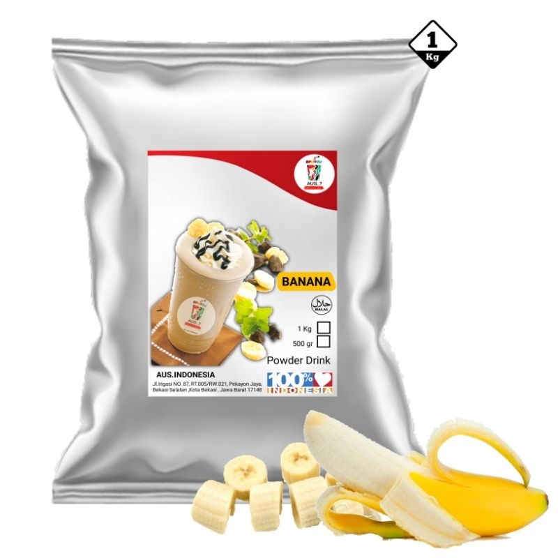 Jual Banana 1 kg - bubuk mnuman banana 1 kg - powder drink banana 1kg ...