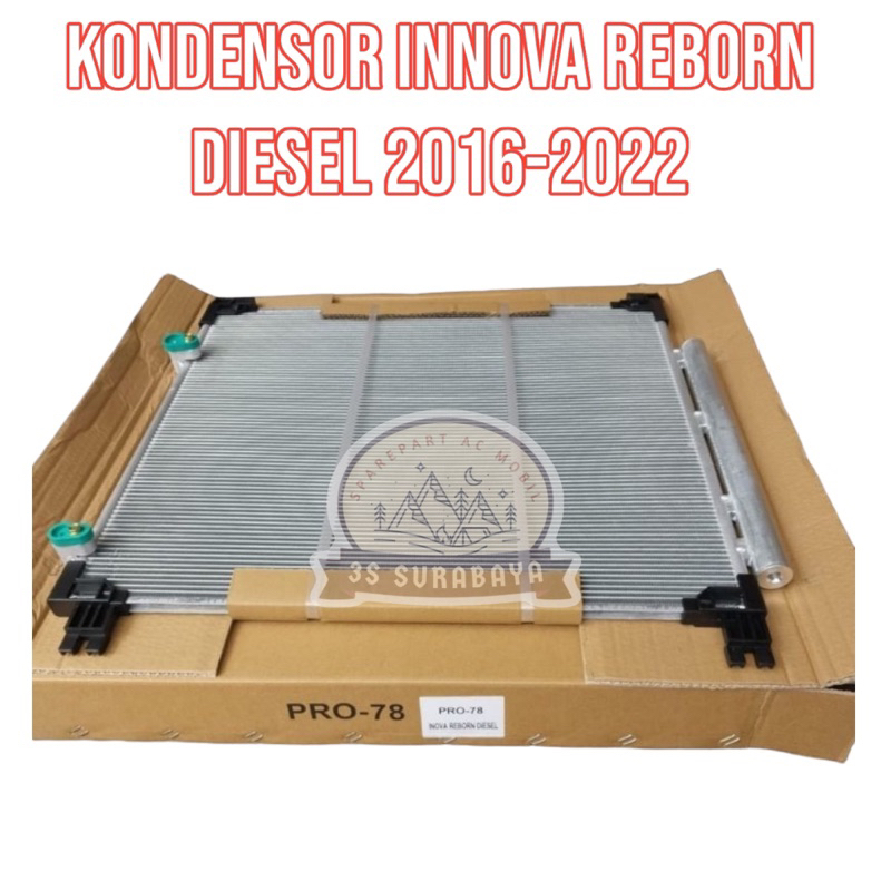 Jual Kondensor Innova Reborn Diesel 2016-2022 Ac Mobil Toyota | Shopee ...