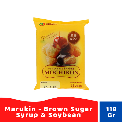 Jual MARUKIN - Mochikon Mochi with Brown Sugar Syrup - Kue Mochi Gula ...
