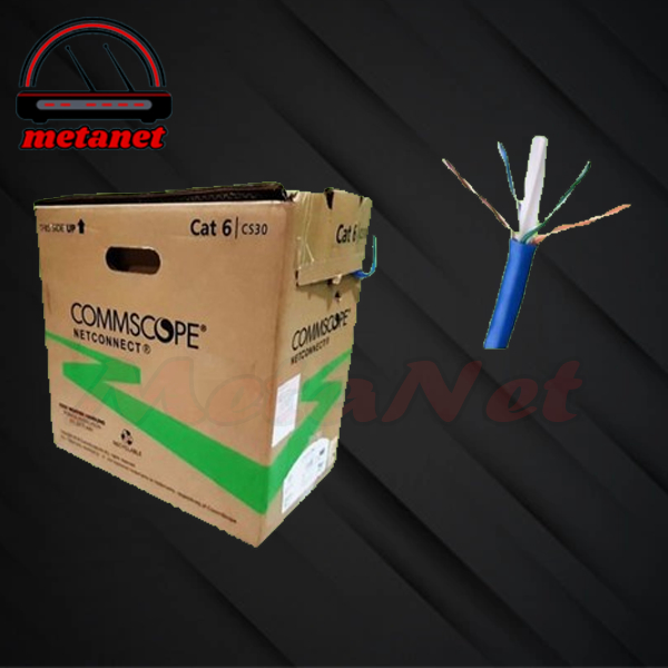 Jual Commscope/AMP UTP Cat 6 UTP Cable Data Cat 6 AMP Original | Shopee ...