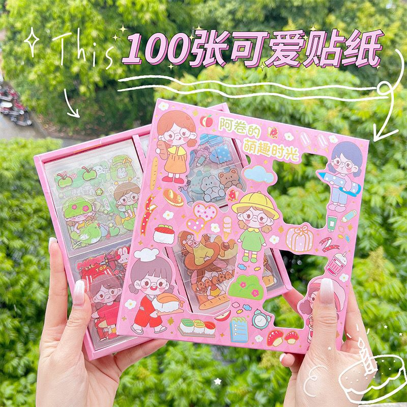 Jual 100 Lembar Sticker PVC Sticker Botol Minum Anak Tumblr Viral Lucu ...