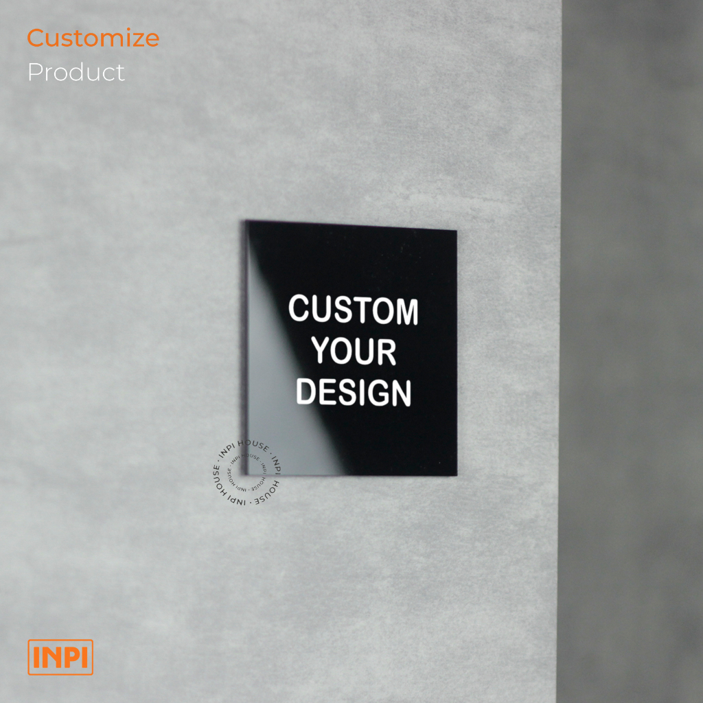 Jual custom akrilik - Custom Design Sendiri - jasa custom logo - nomor ...