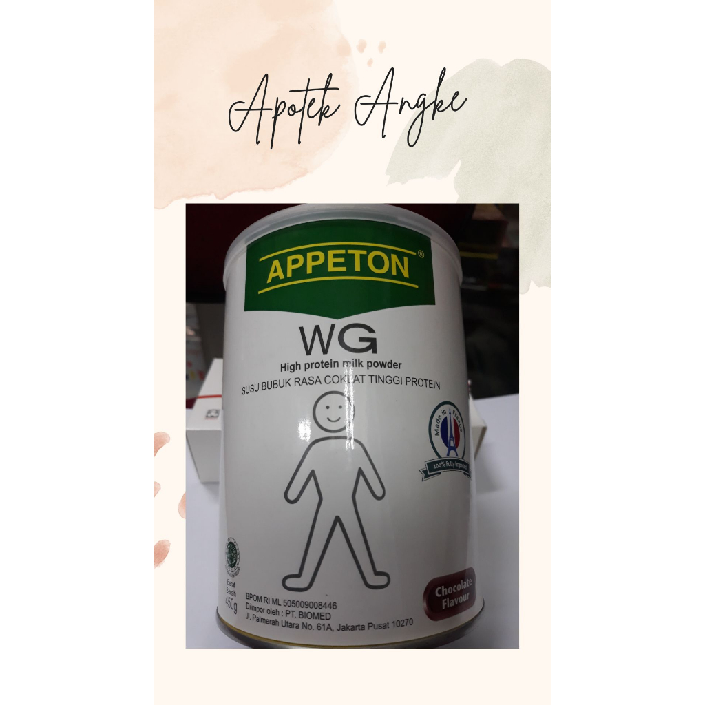 Jual Appeton Weight Gain Hight Protein 450 Gram Chocolate Flavor ...