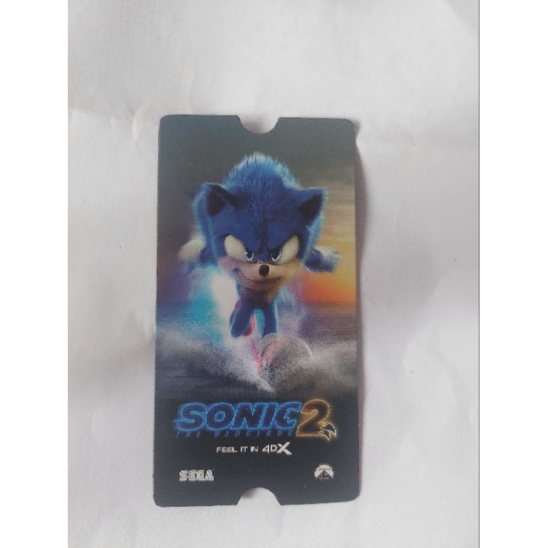 Jual CT collectible ticket sonic 2 | Shopee Indonesia
