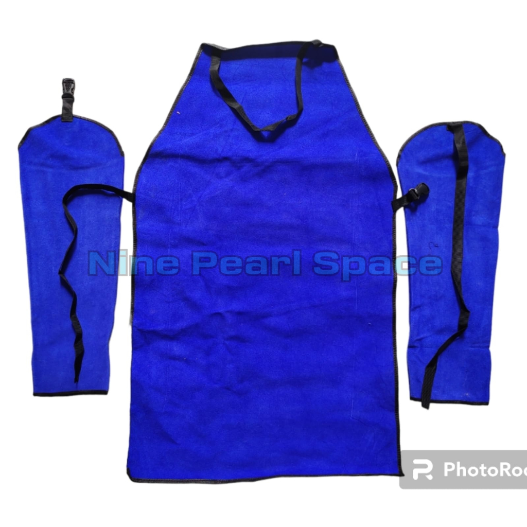 Jual Apron Welder Full Set Apron Dada Dan Lengan Safety Wearpack ...