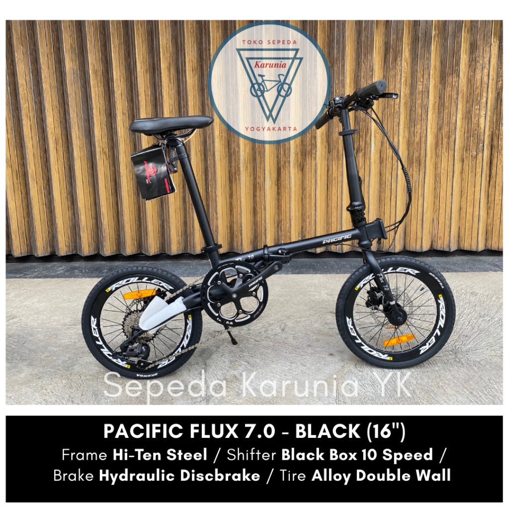 Jual Sepeda Lipat 16 inch Pacific Flux 7.0 - Folding Bike 16 inch ...