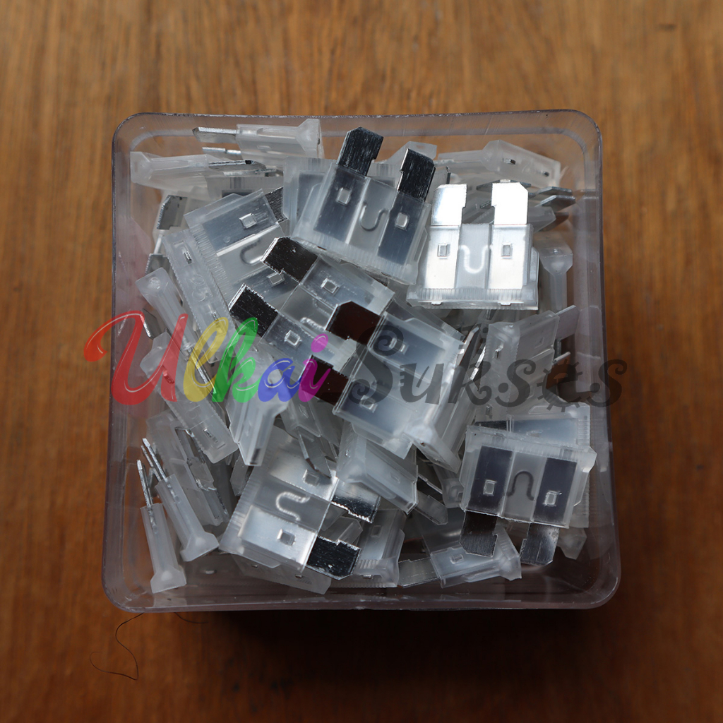 Jual Sekring Sikring Tancap Mini / Besar Gepeng 5A, 7.5A, 10A, 15A, 20A, 25A, 30A 1pcs | Shopee ...