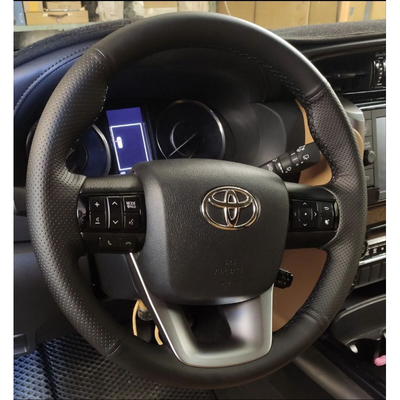 Jual sarung cover stir Kulit custom TOYOTA ALL NEW FORTUNER INNOVA ...