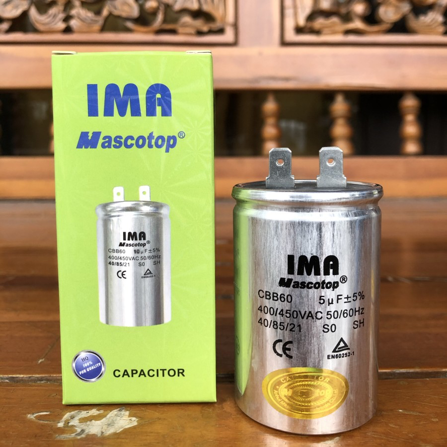 Jual Capasitor / Kapasitor 5uF IMA Mascotop | Shopee Indonesia