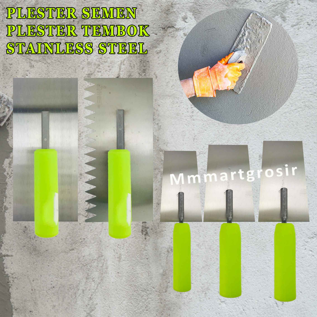 Jual Plester Semen / Plester Tembok / Plester Stainless | Shopee Indonesia